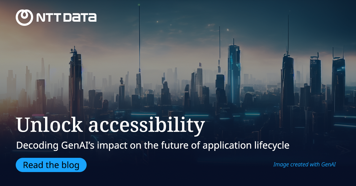 At the intersection of GenAI and application lifecycle — accessibility ...