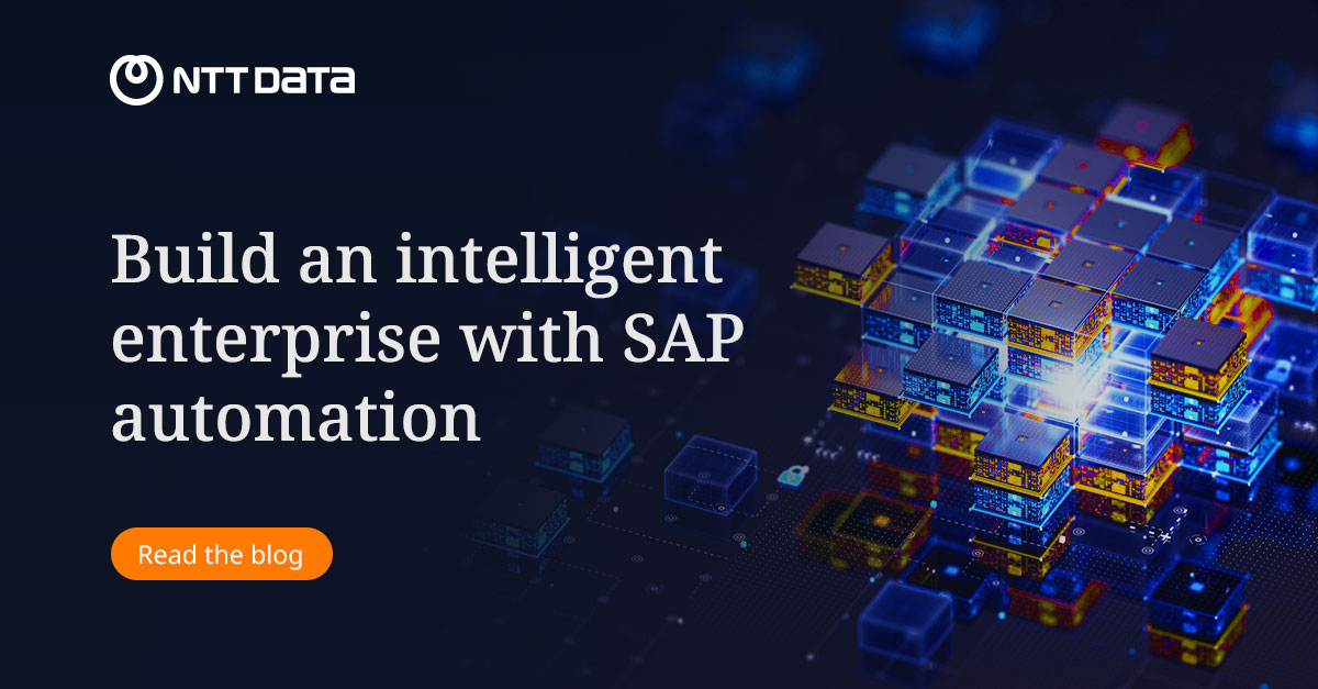 SAP automation for the intelligent enterprise of tomorrow | NTT DATA