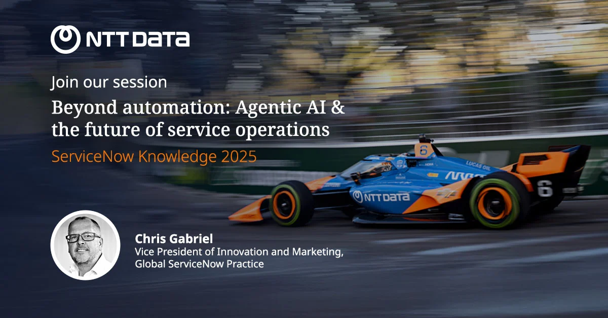 ServiceNow Knowledge 25 | NTT DATA