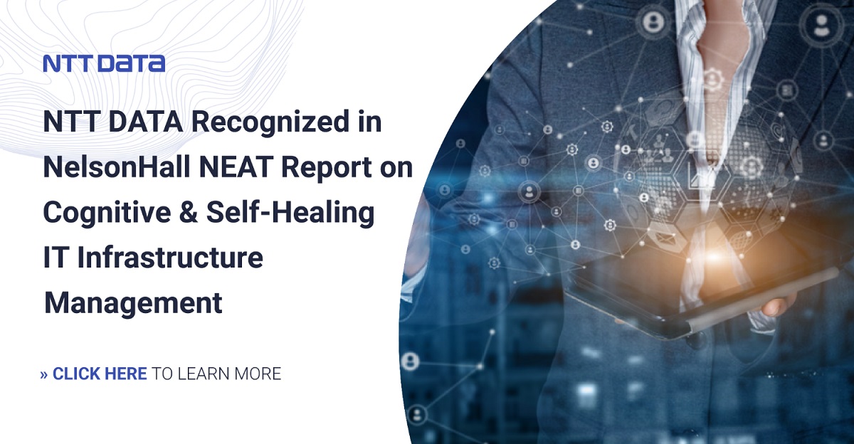 NTT DATA Named a Leader in NelsonHall NEAT Report for Cognitive & Self ...