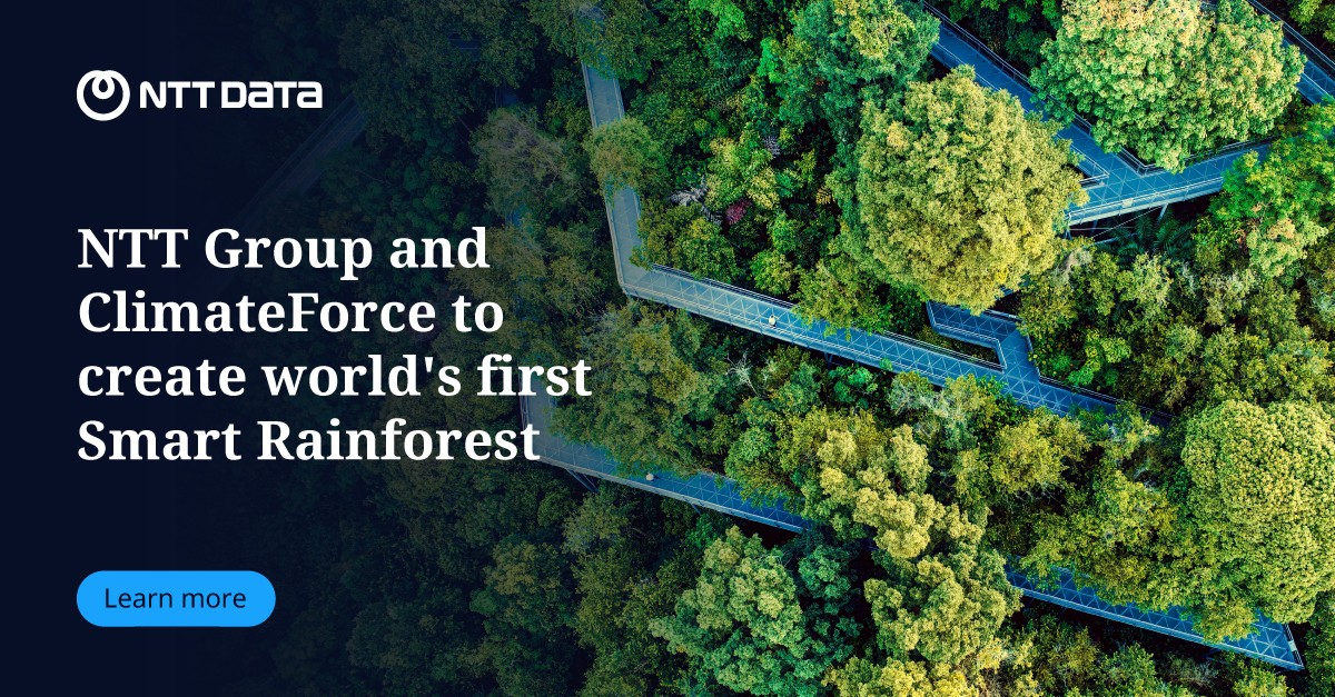 NTT Group Partners with ClimateForce to Create World's First Smart ...