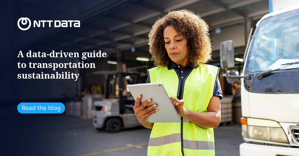 A data-driven guide to transportation sustainability | NTT DATA