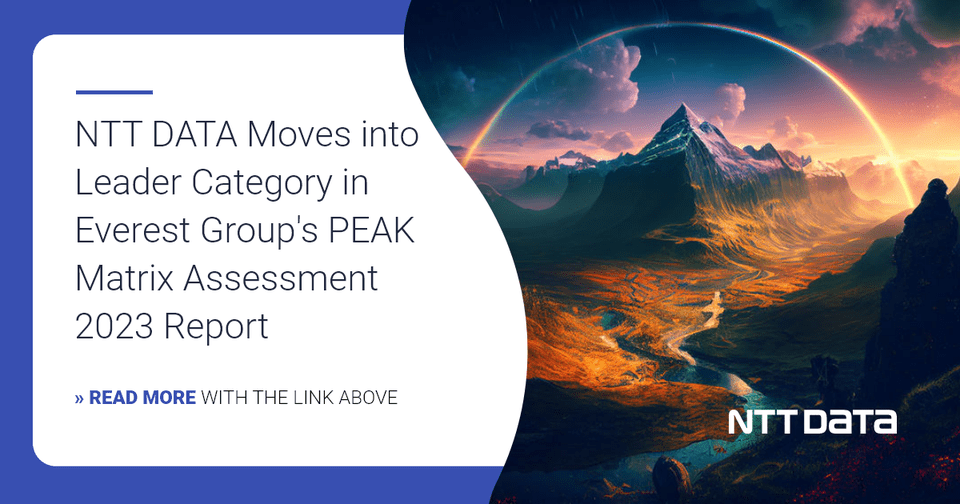 NTT DATA Moves into Leader Category in Everest Group’s Application and Digital Services in L&A ...