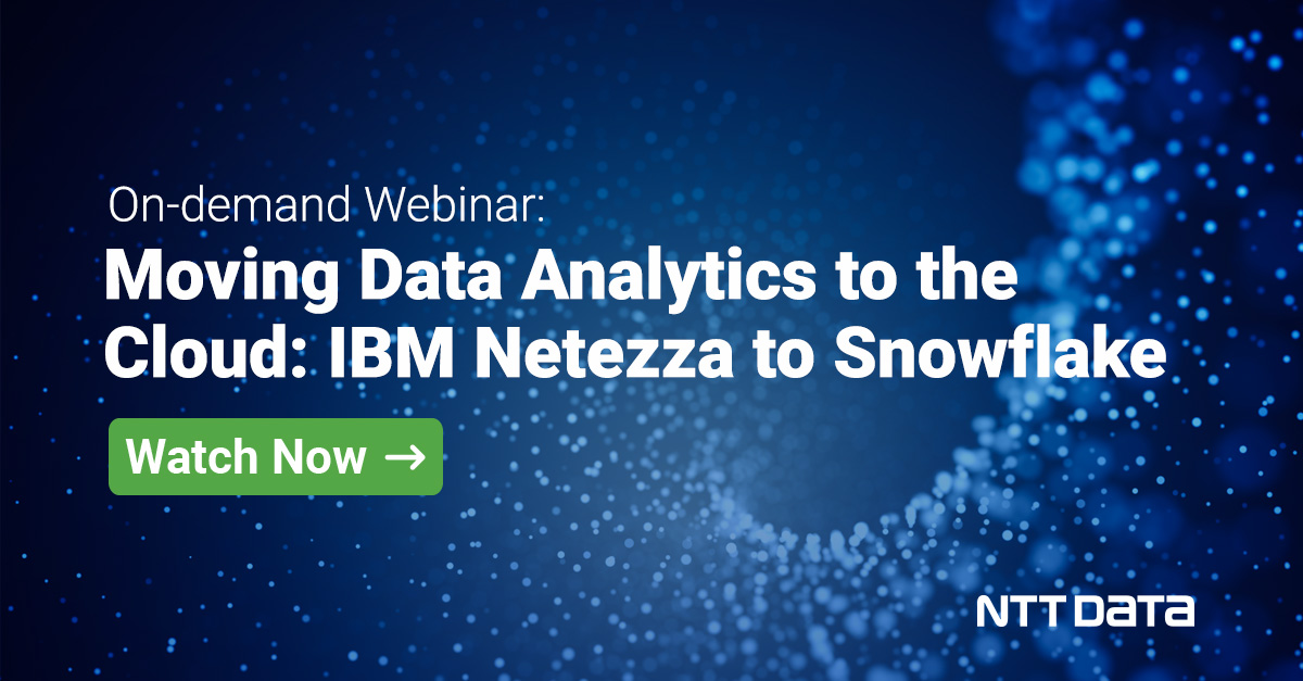 Moving Data Analytics to the Cloud: Things to Consider | NTT DATA